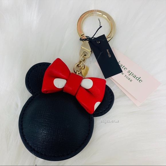 kate spade | Accessories | Kate Spade Minnie Mouse Key Bob Key Chain ...